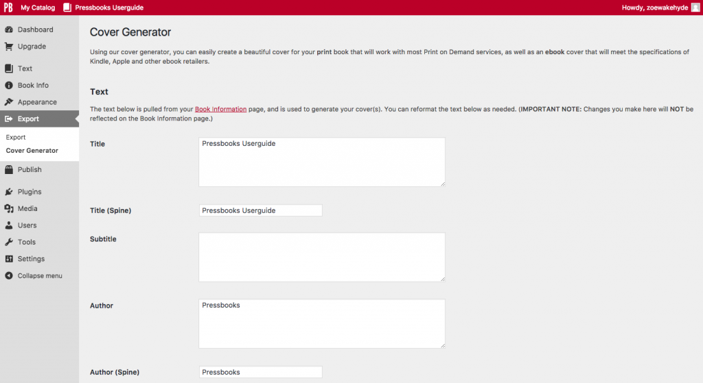 Book Covers for Ebooks and Print-on-Demand – Pressbooks User Guide